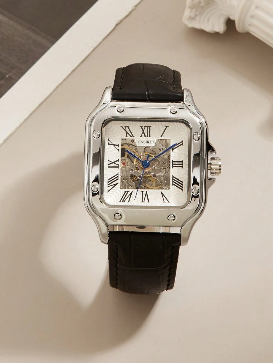 Mechanical Square Dial Watch – Aussietactix